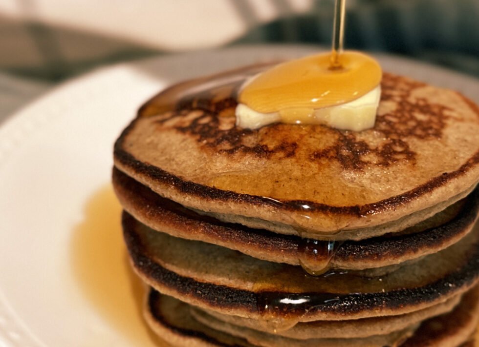 Banana Oatmeal Pancakes - East Coast Homestead