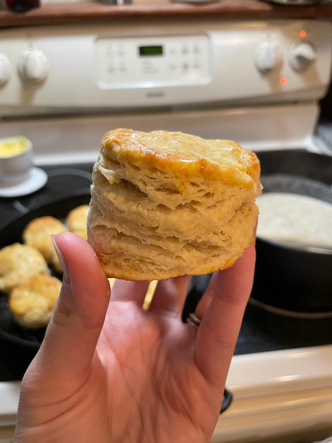 Homemade Flaky Biscuits - East Coast Homestead